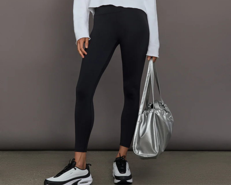 Carbon 38 – High Rise Legging in Diamond Compression, Black | Goody