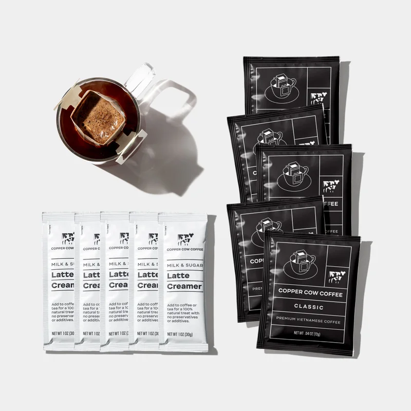 Copper cow coffee store