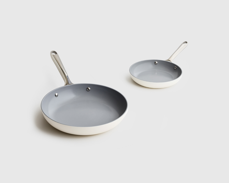 Quince – Ceramic Nonstick Frying Pan Set | Goody